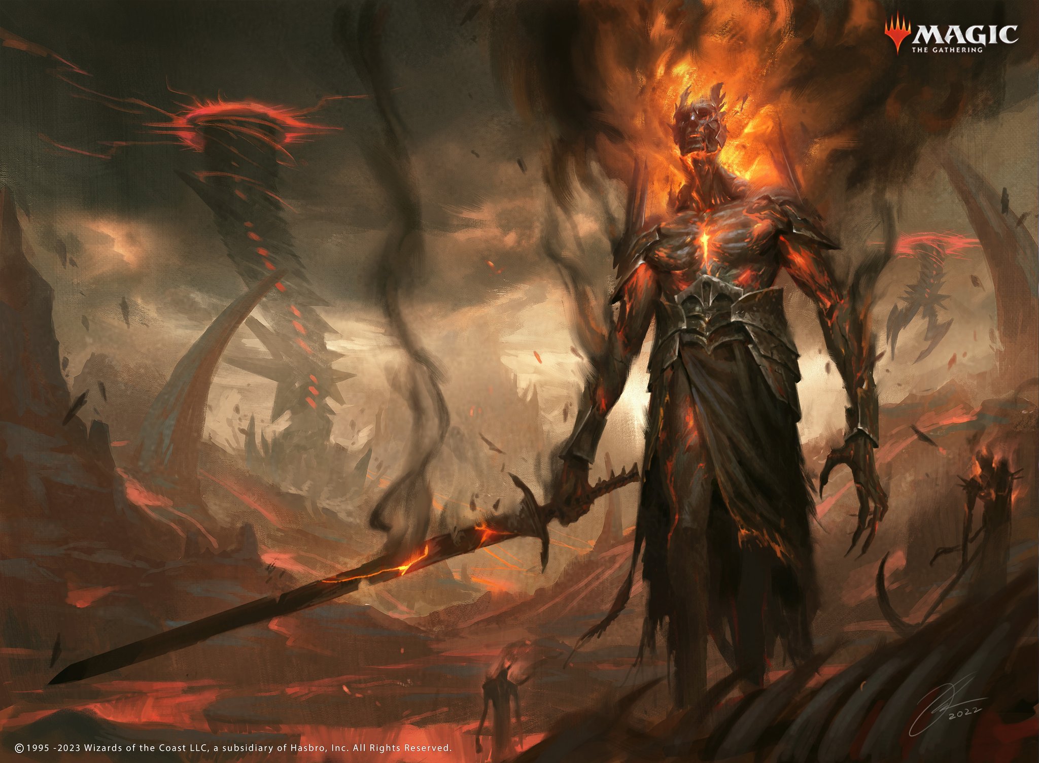 Magic The Gathering Demon Art