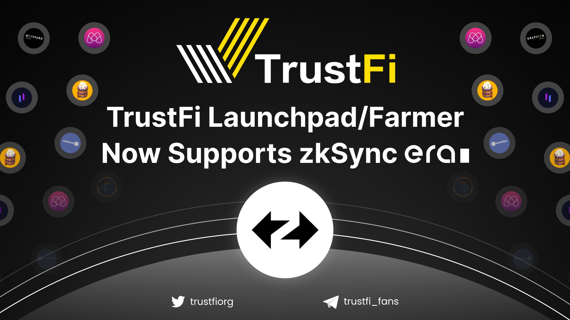 TrustFi on Twitter: "📣TrustFi Farmer & Launchpad Now Supports @zksync ! 💎#TrustFi offers #DeFi ...
