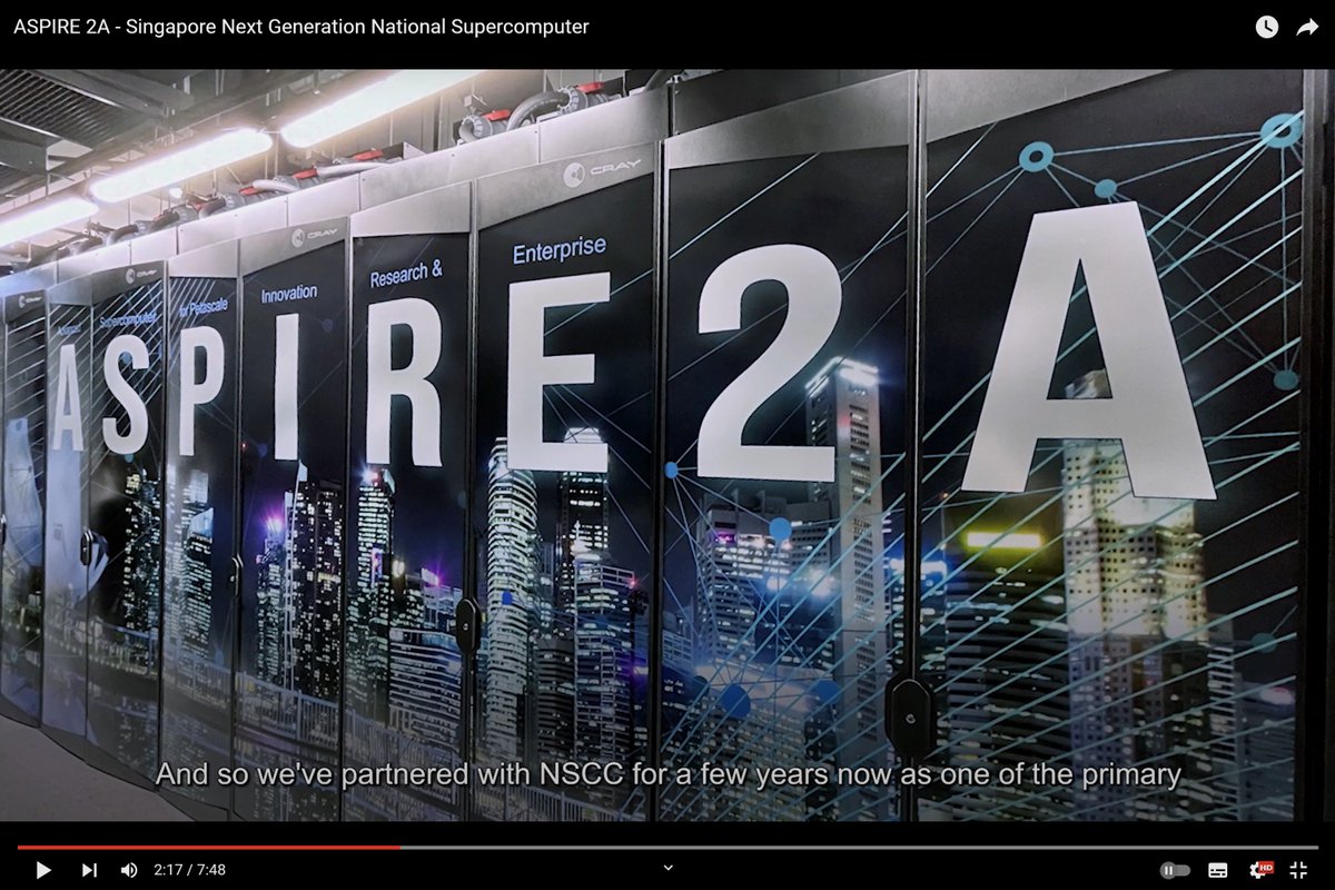 OGAWA, Tadashi on Twitter: "=> ASPIRE 2A - Singapore Next Generation National Supercomputer, Apr ...
