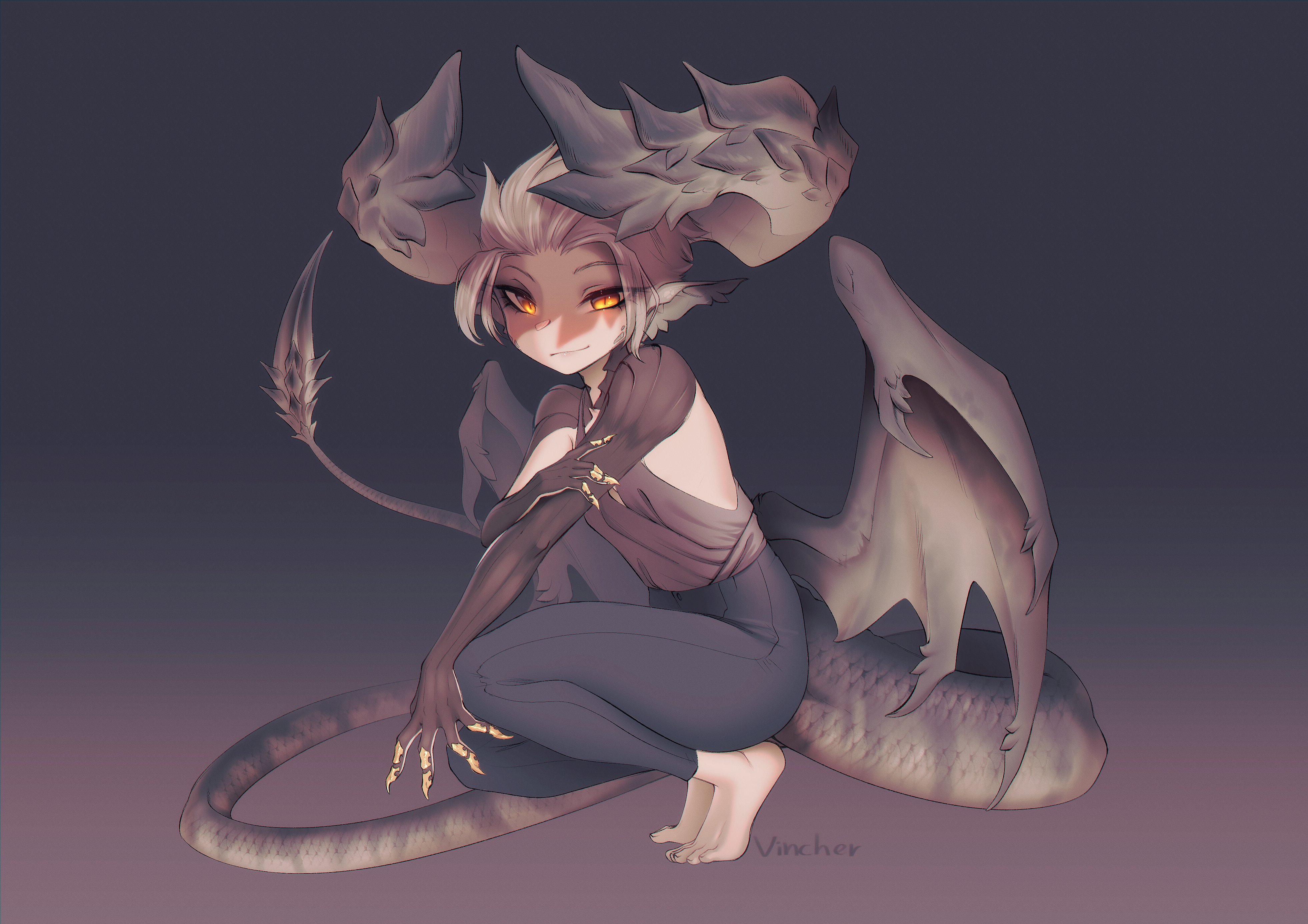 Female Dragon Girl Female Dragon