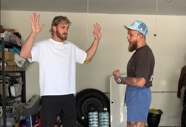 MMAFighting.com on Twitter: "Video: Jake and Logan Paul mock Nate Diaz street fight altercation ...