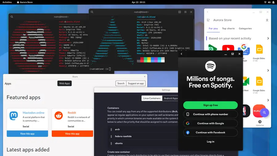 9to5linux On Twitter Immutable Distro Blendos 2 Is Out Now With Support For Android Apps