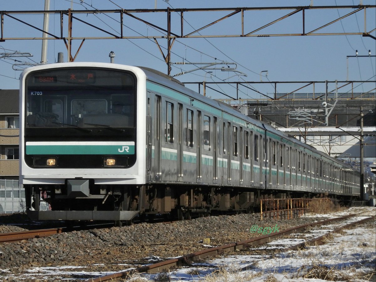 真島 茂幸 on Twitter: "撮り鉄1995〜 【E501系】 登場当初は「いずれ415系や常磐103系が全てE501系に置き換わるのかな？」と思ったが全然そんな事は無かった。 字幕車 ...