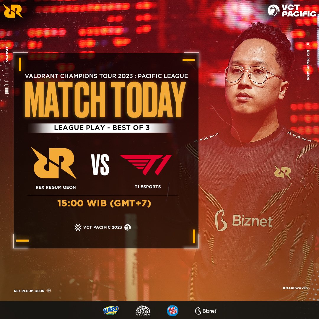 Team RRQ on Twitter: "Today we'll be facing one of the Korean giants, @T1! Don't forget to come ...