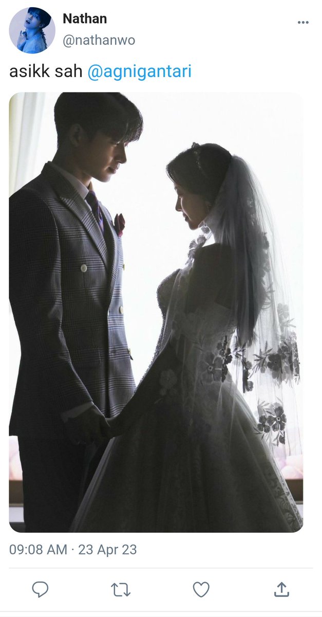 adyaa on Twitter: "11. selamat bapak Nathan dan buk gantari"