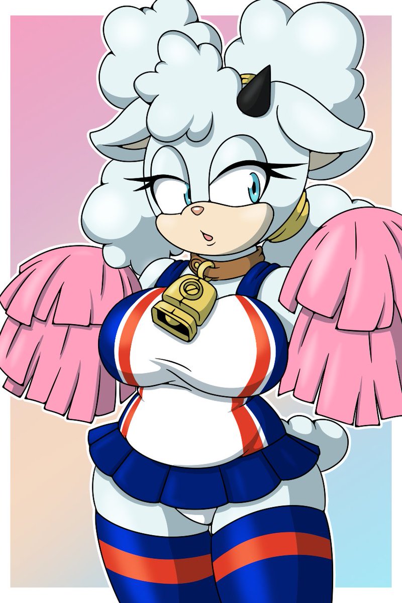 🔞The Rabbit's NSFW🔞 on Twitter: "RT @Sonicguru_Dan: Cheerleader Lanolin #sonicart #sonicartist # ...