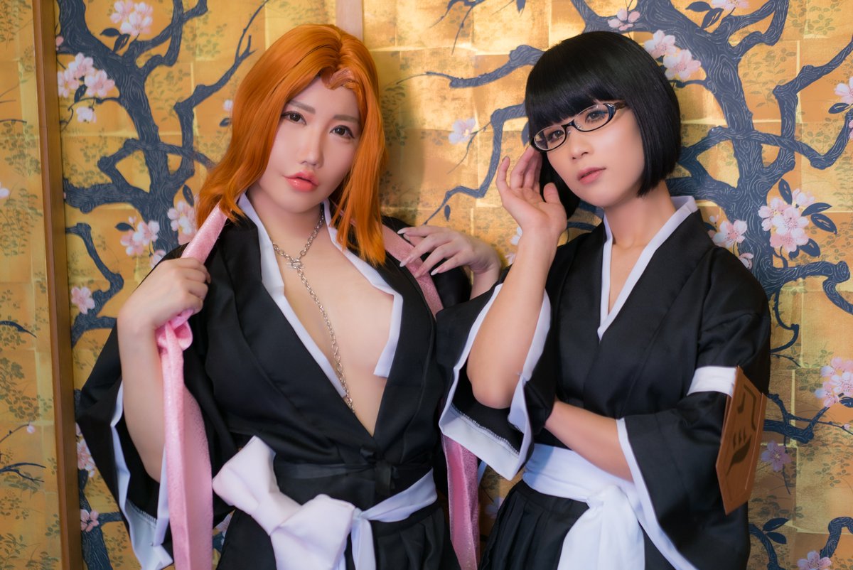 Eri Kitami (北見えり)OF&FANTIA on Twitter: "BLEACH ! Nanao (@eri_kitami) and Rangiku (@nmc008es ...