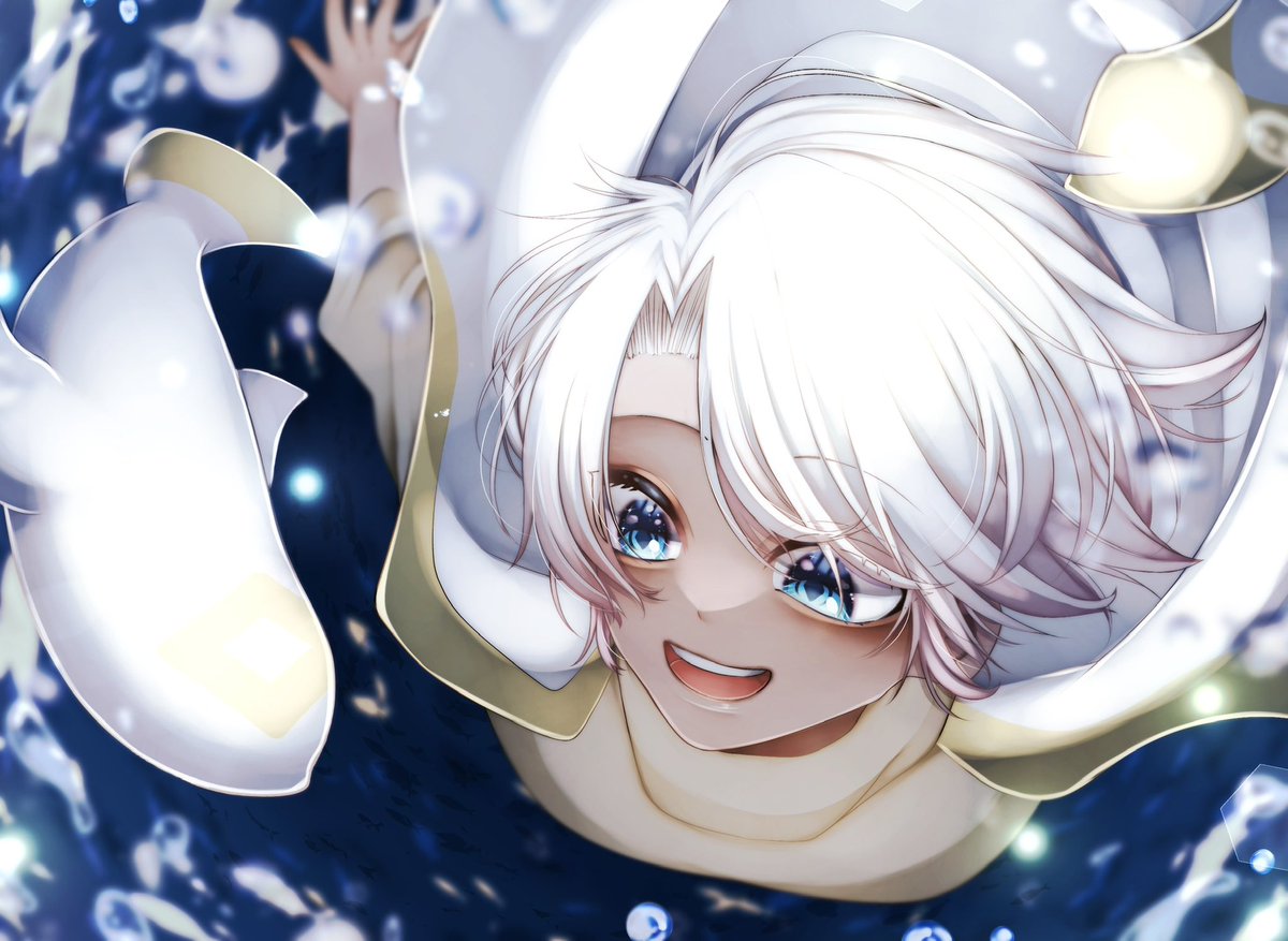 solo white hair animal ears purple eyes cherry blossoms long hair ...