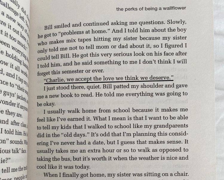 Perks Of Being A Wallflower Book Pages