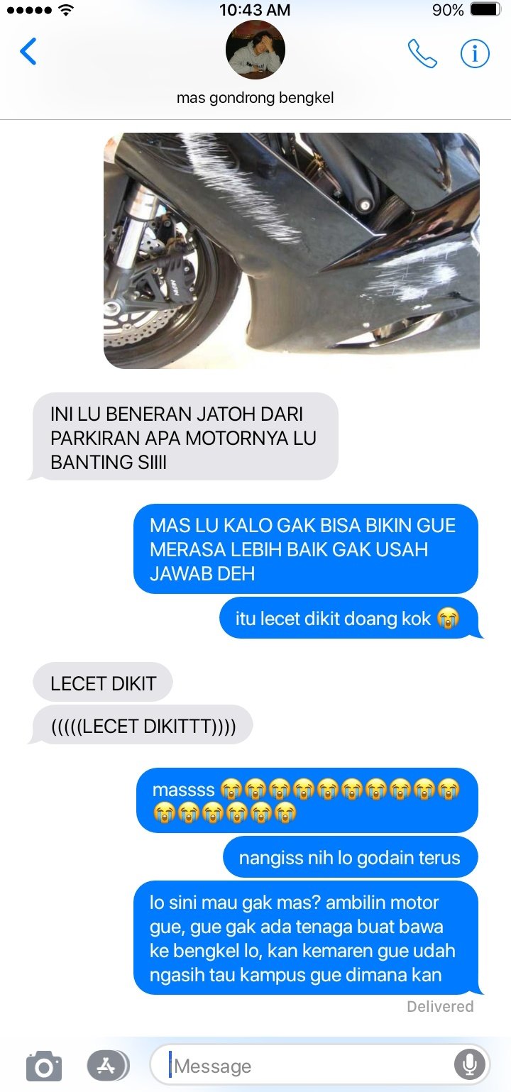 maren on Twitter: "teknik mesin bf, "hah emangnya motor harus diganti oli?", bf —minwon four ...