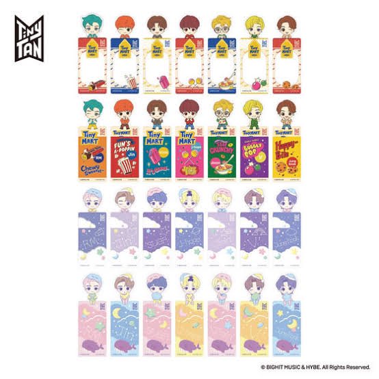 キリコ on Twitter: "RT @BTS_613Ari: TinyTANの可愛いアイテムがSeria(セリア)でついに発売！！ TinyTANのブックマークコレクションが100円 ...