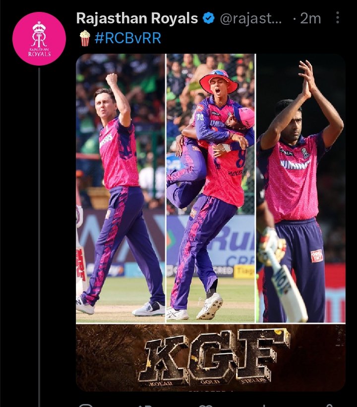 𝑻𝑯𝑨𝑳𝑨 on Twitter: "Everyone ramping RCB fans 😭😂"