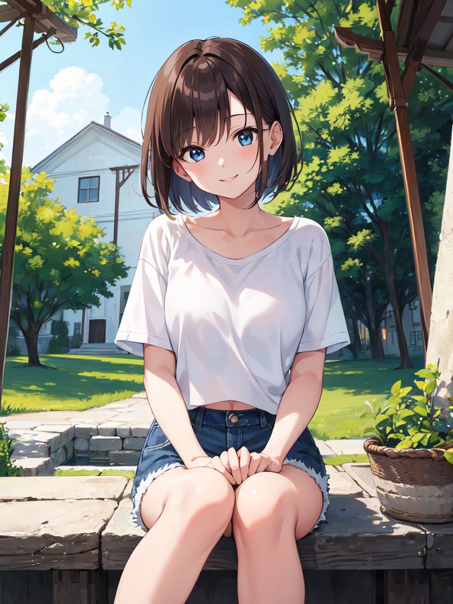 しりうすaiイラスト練習中 On Twitter 月曜日です!おはようございますー!😁☀️ Aiイラスト
