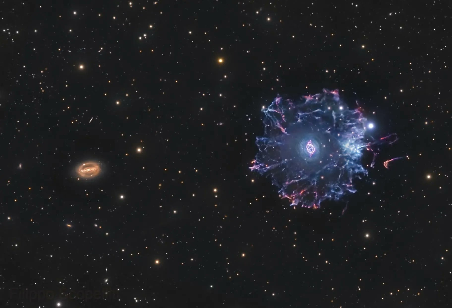 Eye Nebula ESA Cat's Eye Nebula (NGC 6543)
