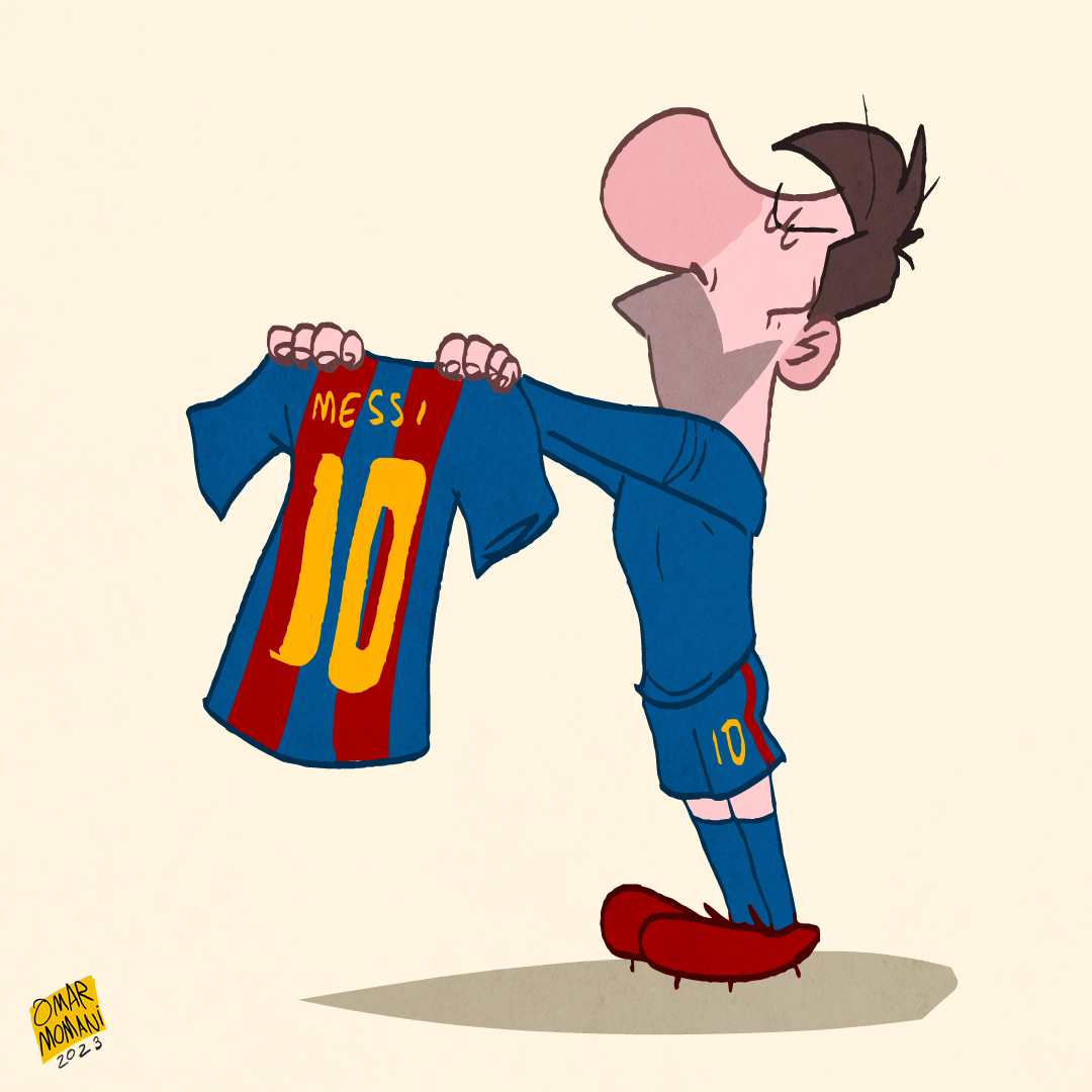 Messi Cartoon 2017 Barcelona Are A Totally Different Animal With Leo