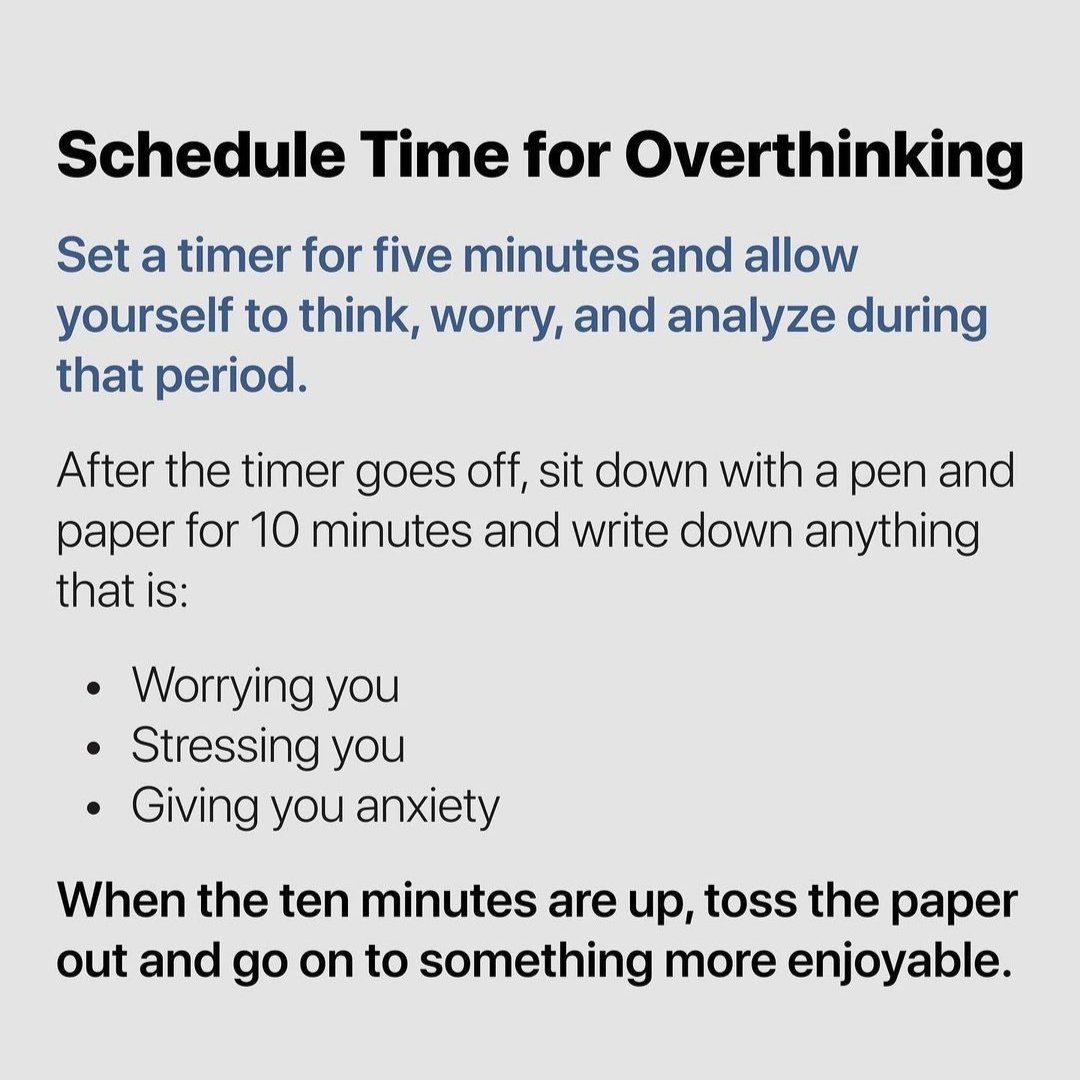5 Types of Overthinking: (And the Cure) //Thread// - Thread from Power ...
