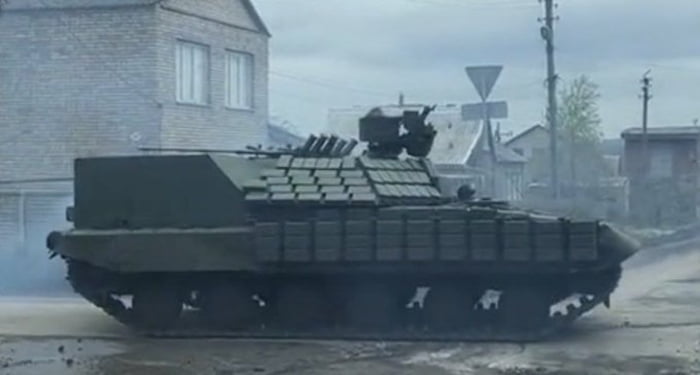 Tantal on Twitter: "Zmodyfikowany T-64 jako ciężki bwp