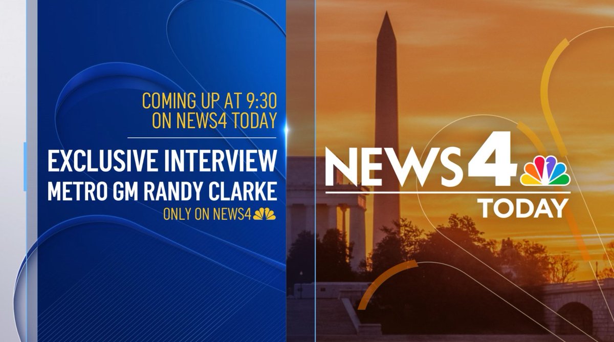 NBC4 Washington on Twitter: "NOW ON NEWS4: Transportation Reporter Adam Tuss talks with Metro ...