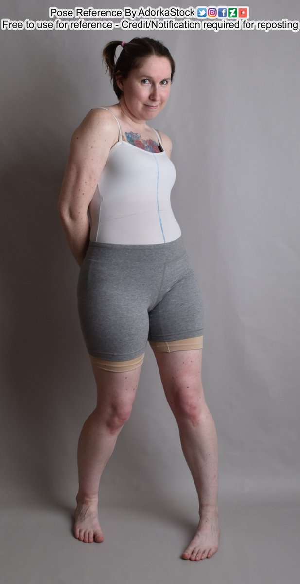 AdorkaStock | Pose Reference 🍑 🦶 on Twitter: "look ma no hands"
