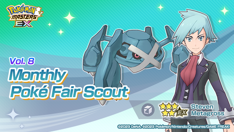 Pokémon Masters EX on Twitter: "Monthly Poké Fair Scout Vol. 8 ends on April 30 at 10:59 p.m ...