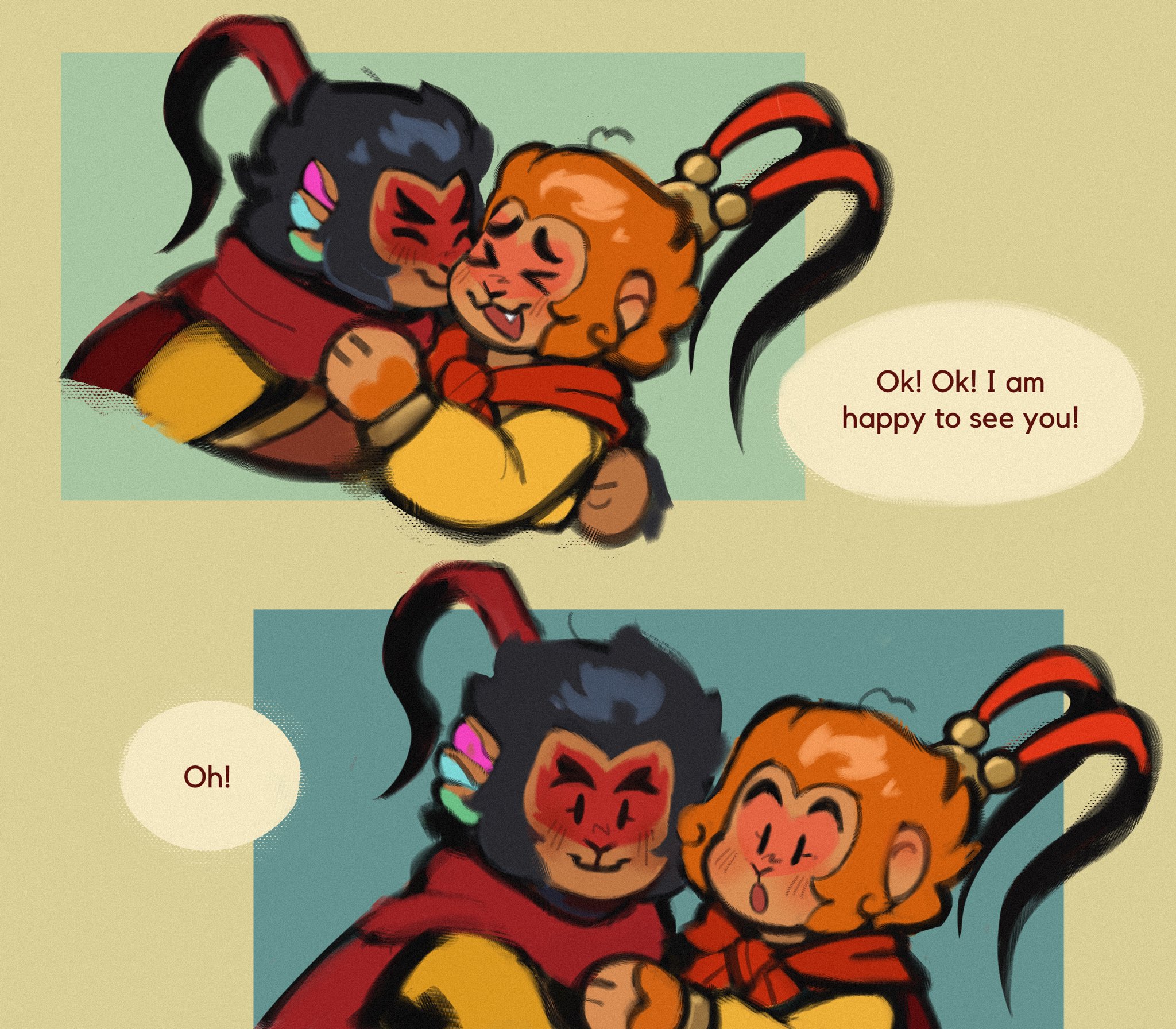 🌻 || shop open 🫧 on Twitter: "LMK SPOILERS // reuniting #LEGOMonkieKid #LMK #shadowpeach https ...