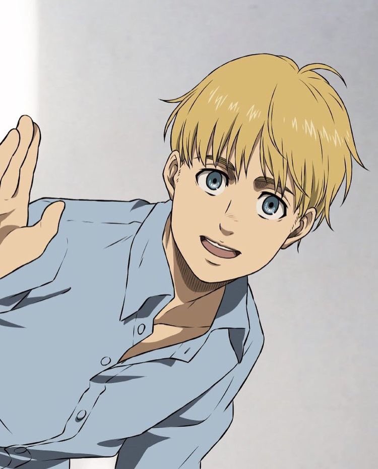 Armin Attack On Titan Smiling
