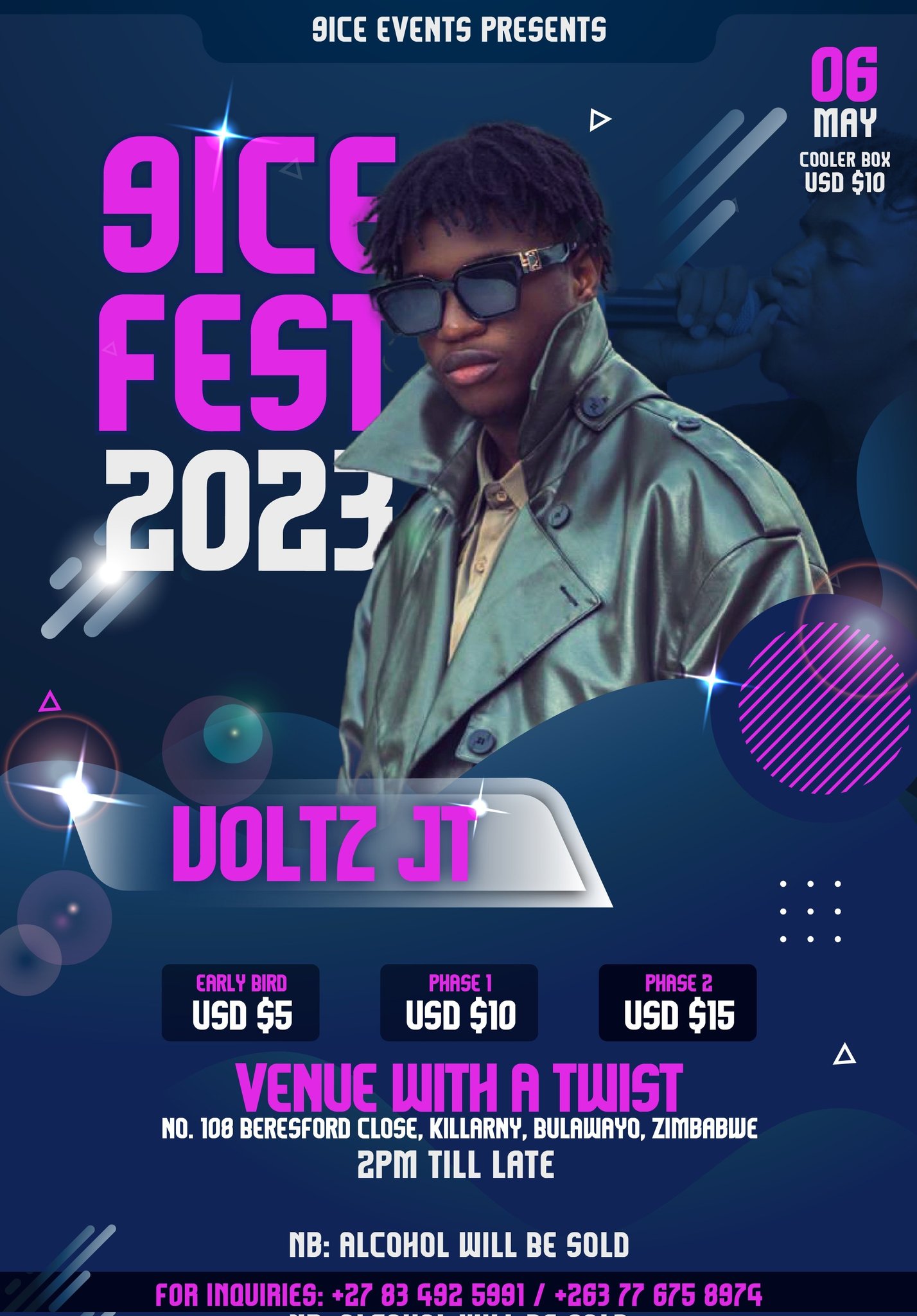 Bhila on Twitter: "6 May, we welcome the Harare super star @Voltz_JT alongside BYO artists. I'll ...