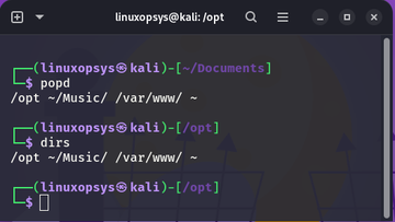 pushd and popd are very underutilized commands, yet incredibly powerful. These cmds give you the ...