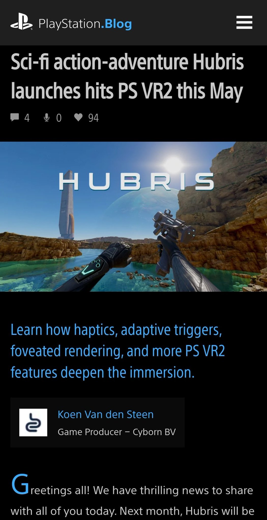 VENOM RING on Twitter: "HeyI heard PSVR 2 was dead. If so why they still making games for it? # ...