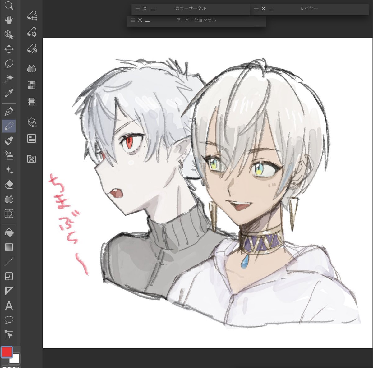 絵ブラヒム #かな絵 #KuzuArt 裏話 ️ 」さび🍔🍿の漫画