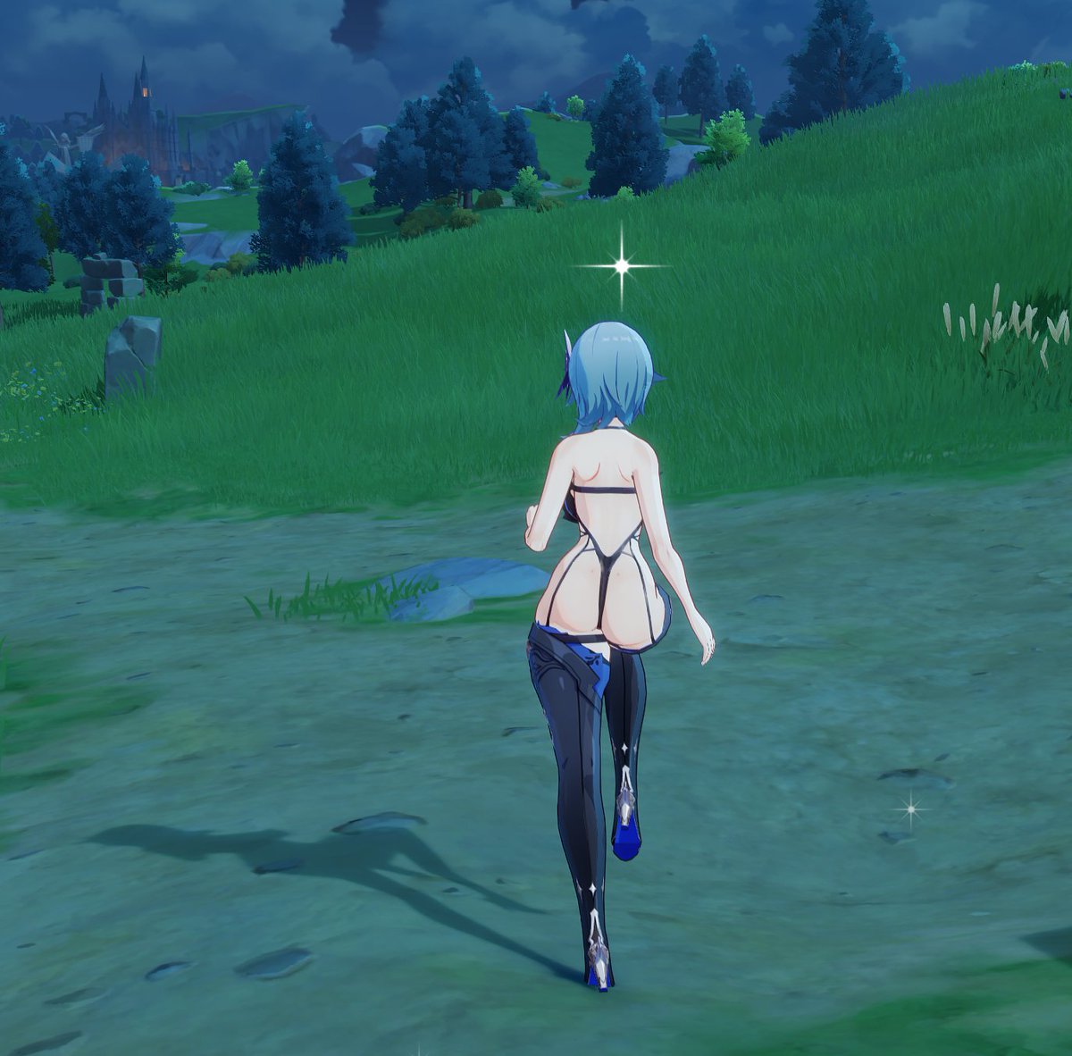 Lewd Lad on Twitter: "RT @LovelyLadMods: Succubus #Eula, but EXTRA THICC! Patreons dining well ...