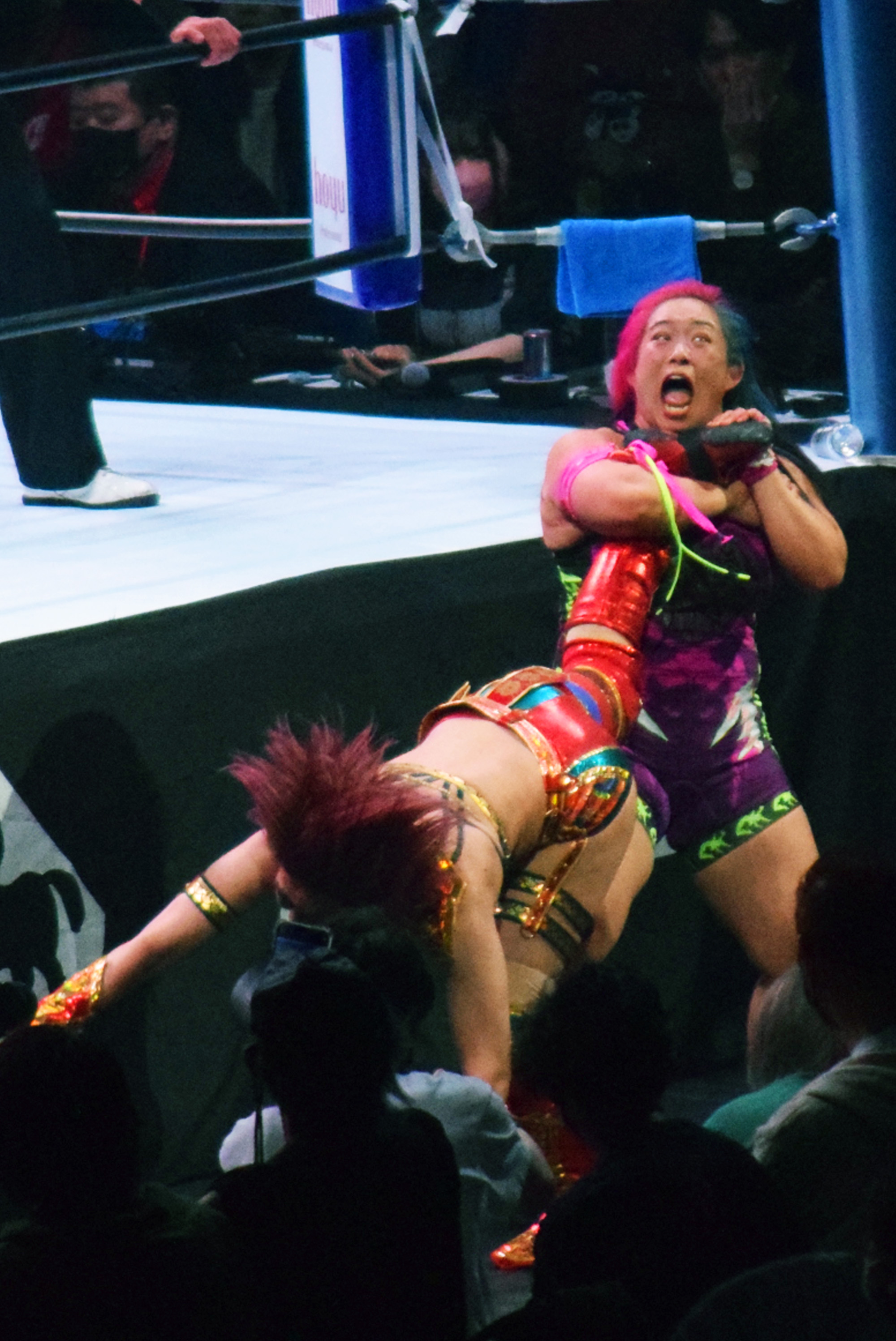 メソポ田宮文明 on Twitter: "#スターダム 4.23横浜アリーナ 『All Star Grand Queendom』 IWGP女子選手権試合 #メルセデス・モネ vs #岩谷麻優 ...