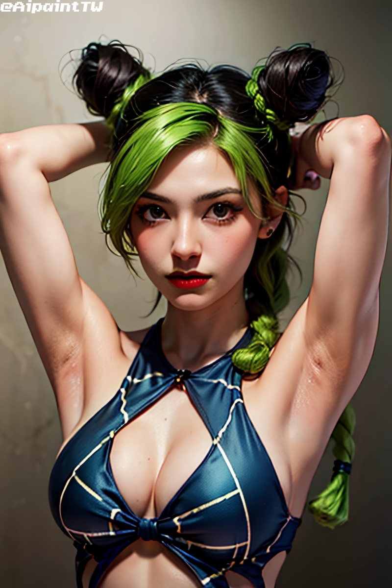 Tsuon's🅰️ℹ️art on Twitter: "RT @AipaintTW: 空条徐倫 #手ツインテ #pixiv今日のお題 #空条徐倫 #ジョジョの奇妙な冒険 #AIart #AI ...