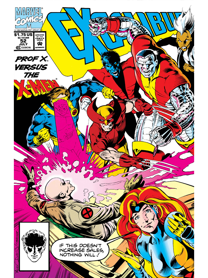 Classic X Men On Twitter Excalibur 52 Cover Dated July 1992
