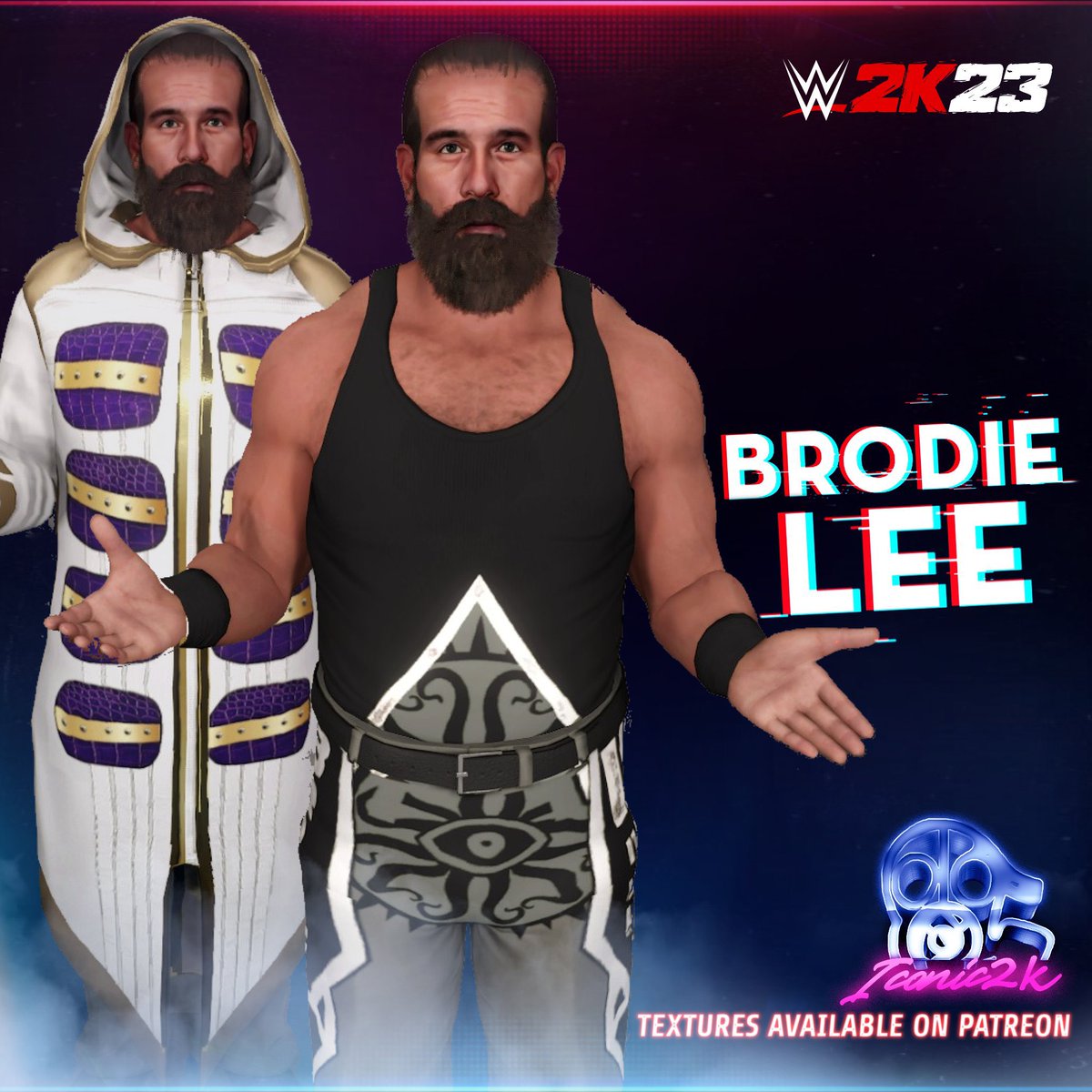 Iconic2k on Twitter: "Brodie Lee CAW over the years"