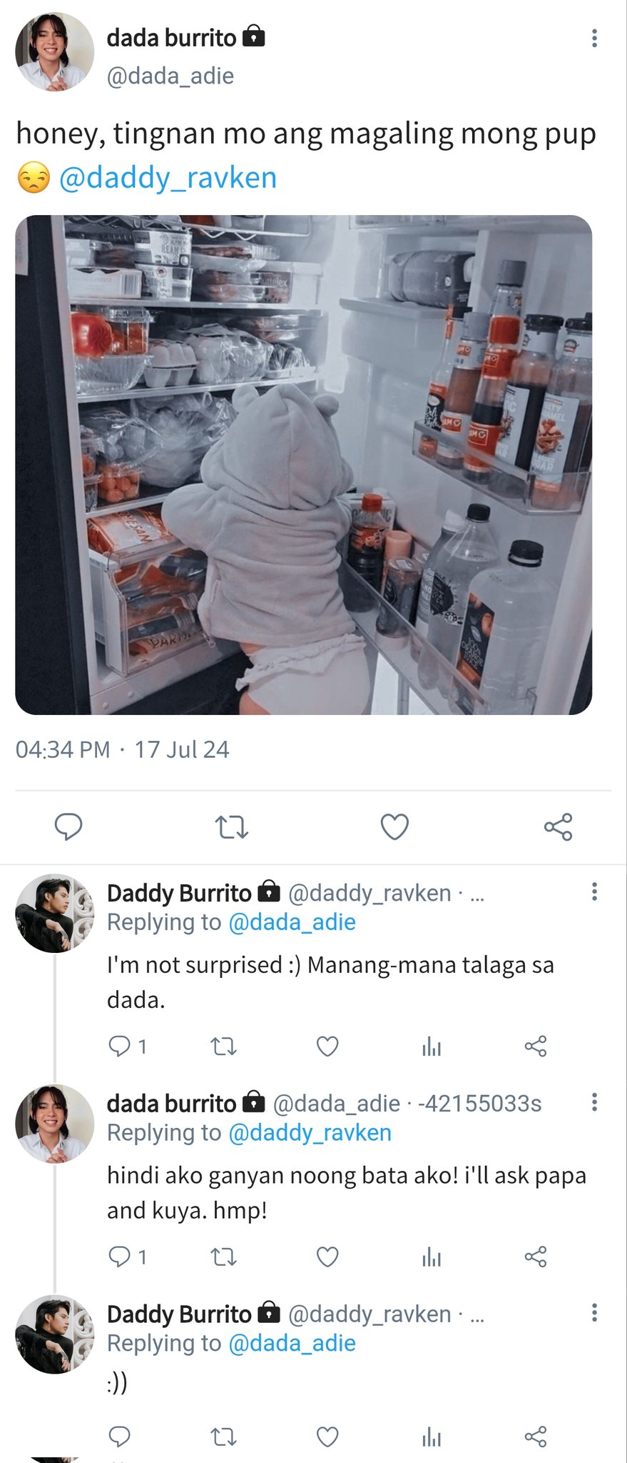 Mareng Peachy (Kentin AU 😼) on Twitter: "[ BURRITO 01 ] baby burritooooo!!!! buchog!! tambok ...