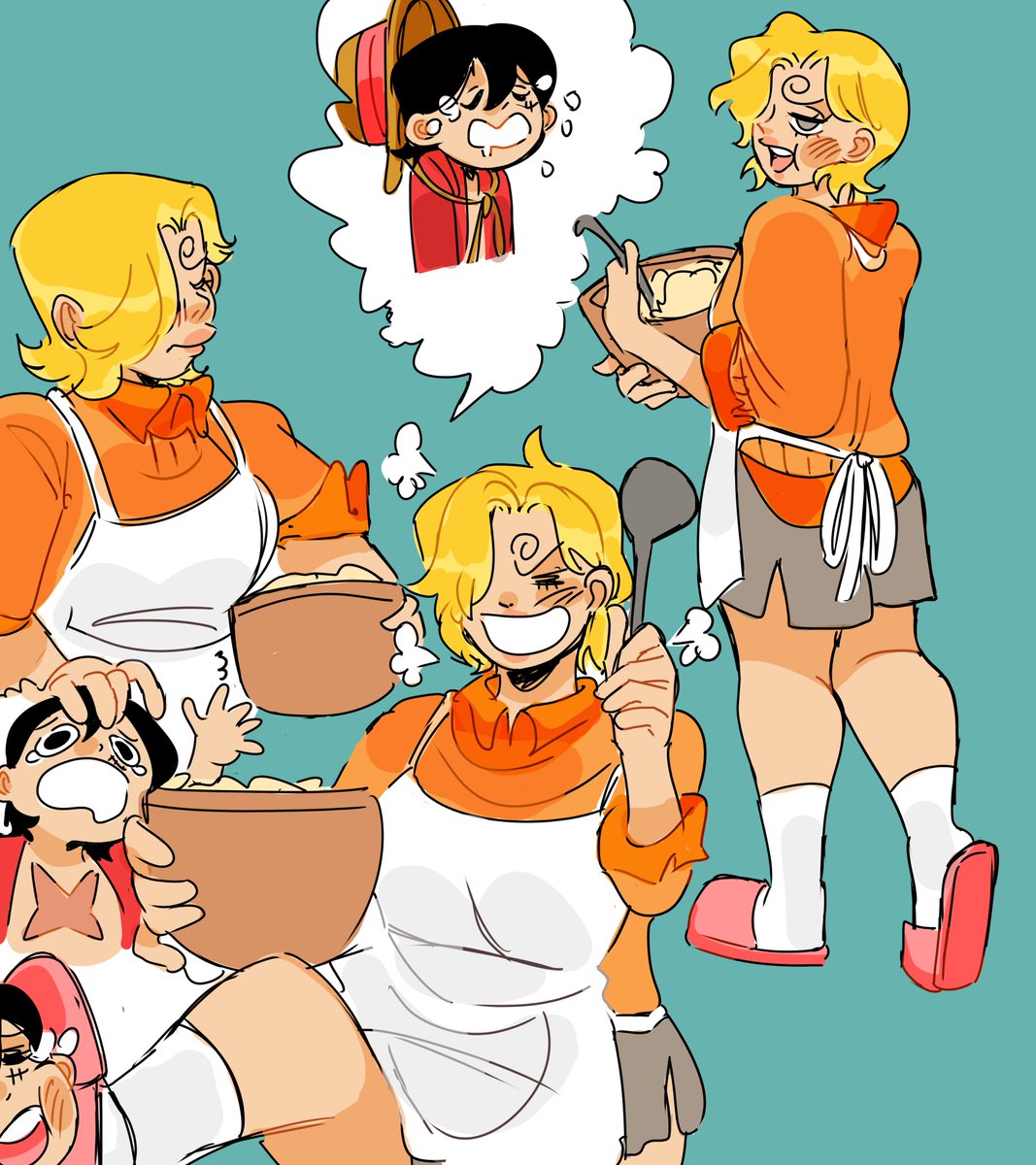 Jin on Twitter: "RT @dailyrebranded: quit bugging her!! #ONEPIECE #femmesanji"