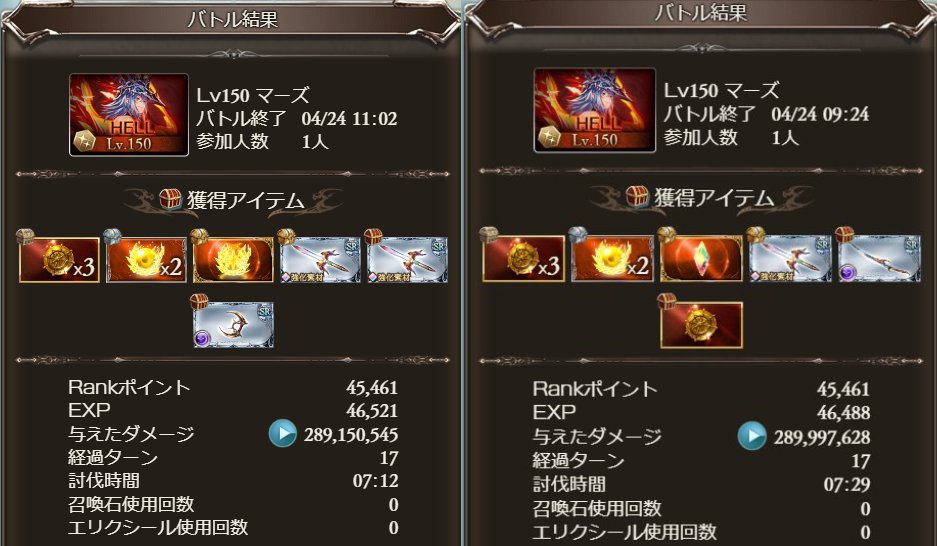 グラブル攻略＠GameWith on Twitter: "【150hellフルオート編成紹介①】 ・両面マグナ、団バフなし ・終末渾身/奥義ON キャラ ランバー/最終ビカラ/ターニャ/コウ ...