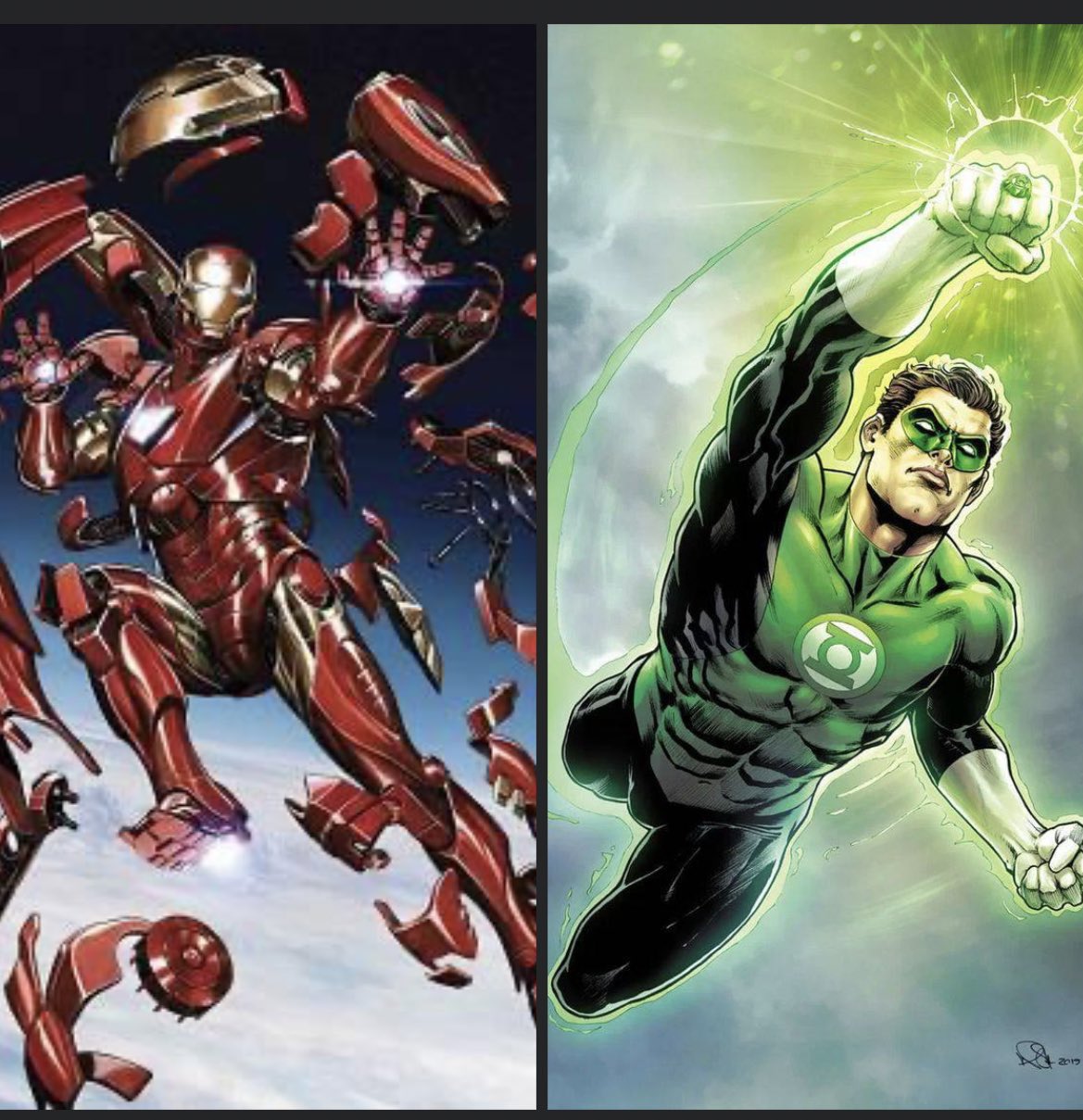 Green Lantern Vs Iron Man