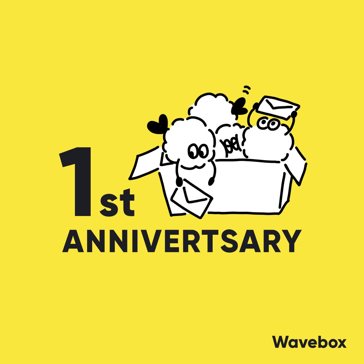 Wavebox👋 | 絵文字箱 on Twitter: "【Wavebox 1周年】 本日4月24日でWaveboxはサービス開始から1周年を迎えました！🎉🎉🎉🎉 今後もより便利に使えるように ...