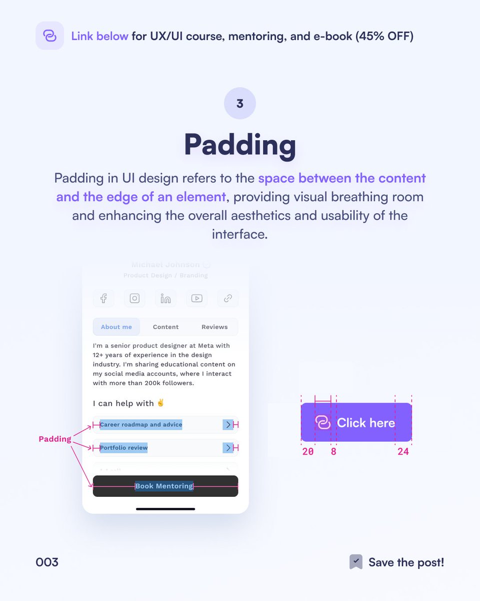 The ultimate guide to spacing in UI design to achieve smooth and usable products 📐 - Thread from ...