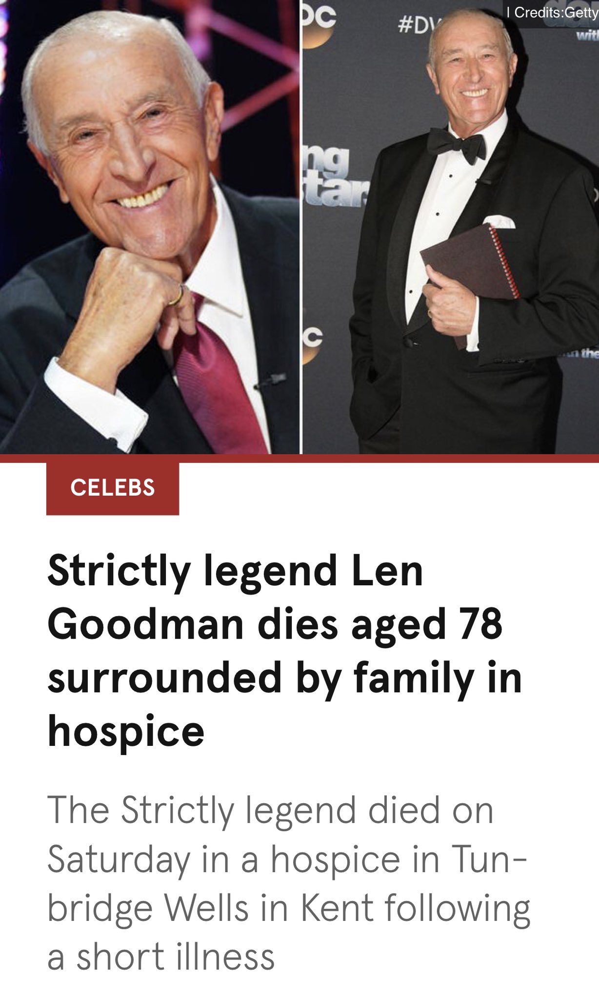 Len Goodman Young