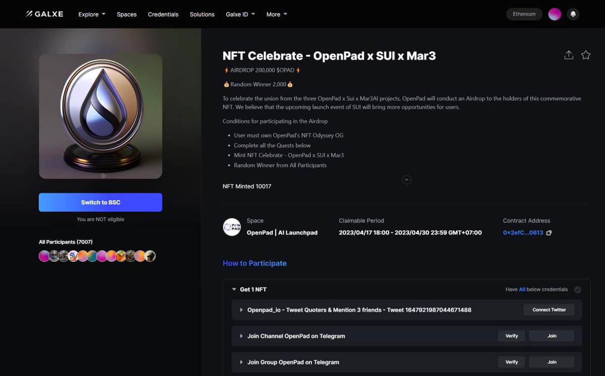 OpenPad | AI Launchpad on Twitter: "🎉 Congratulations on the successful minted of 10,000 NFTs ...