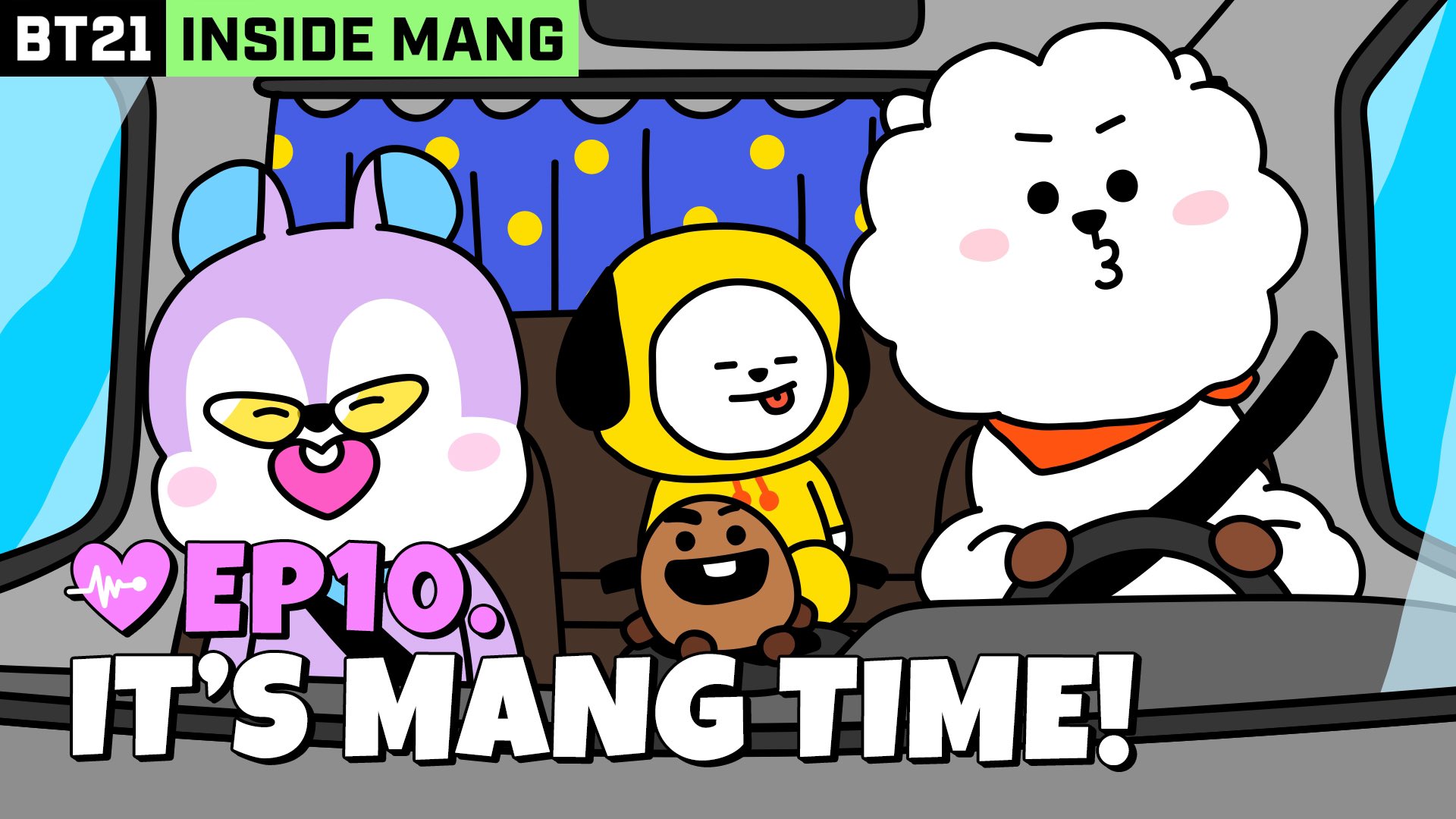 BT21 on Twitter: "INSIDE MANG | EP. 10 It's MANG Time Ask MANG everything🤷‍♂️💕 Spoiler alert ...