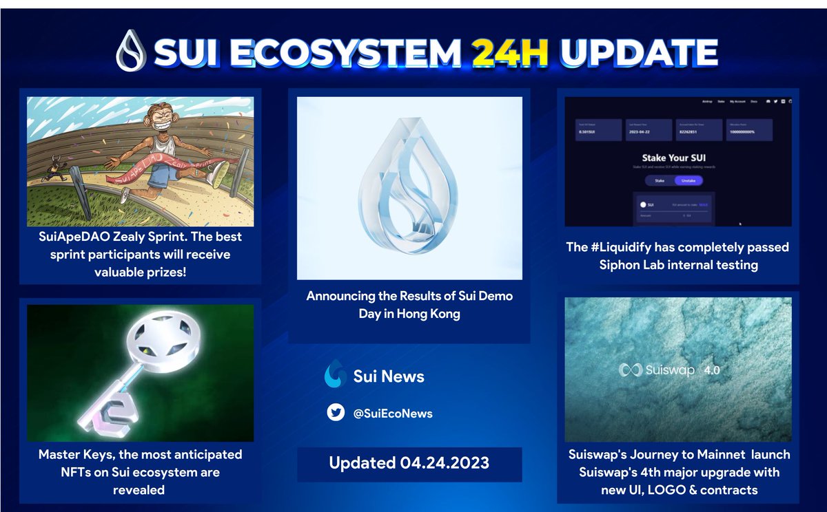Sui News on Twitter: "🫡So much information about Sui EcoSystem in those days! 👉Cauz Sui Mainnet ...