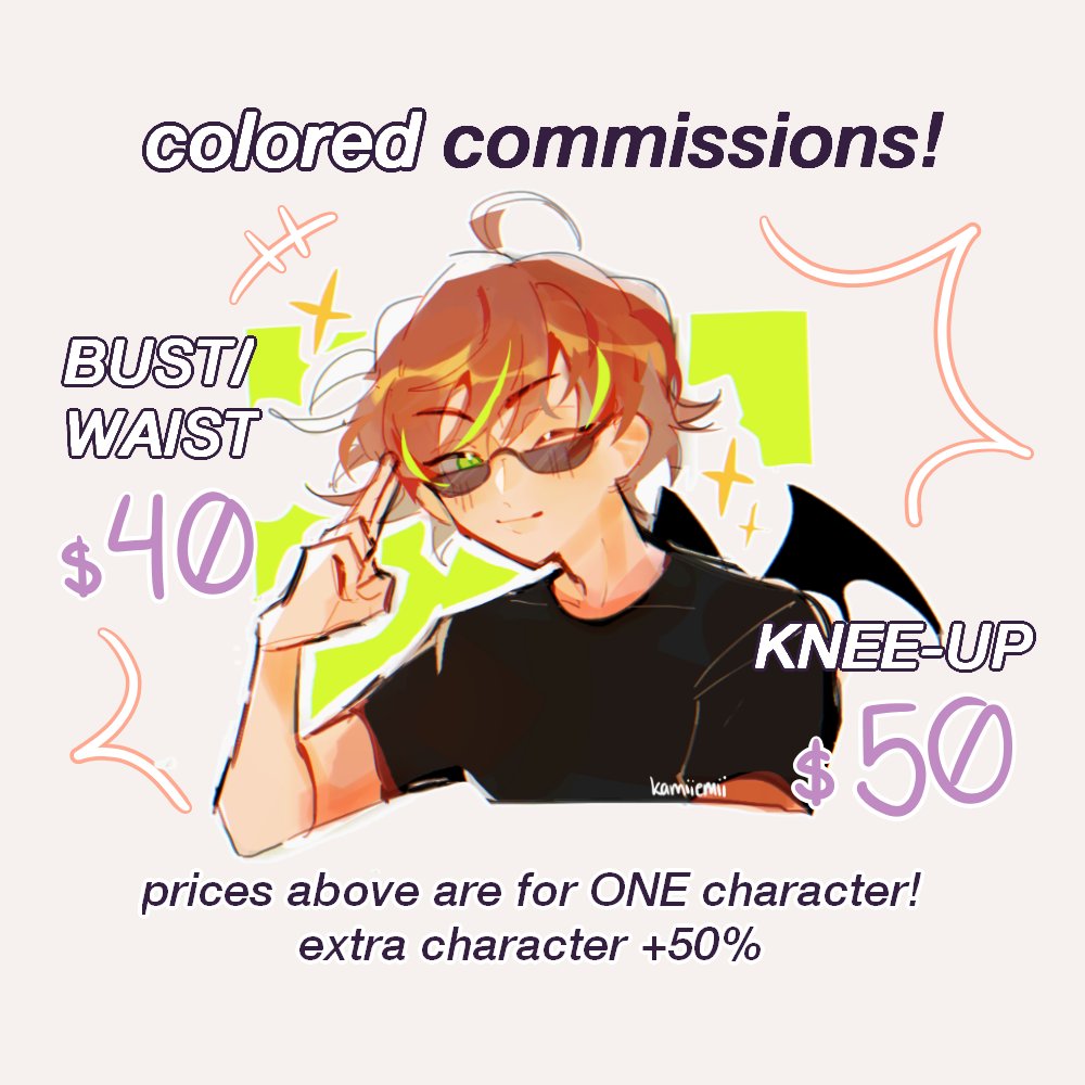 em || comms open!! 📌 (@kamiiemii) / Twitter