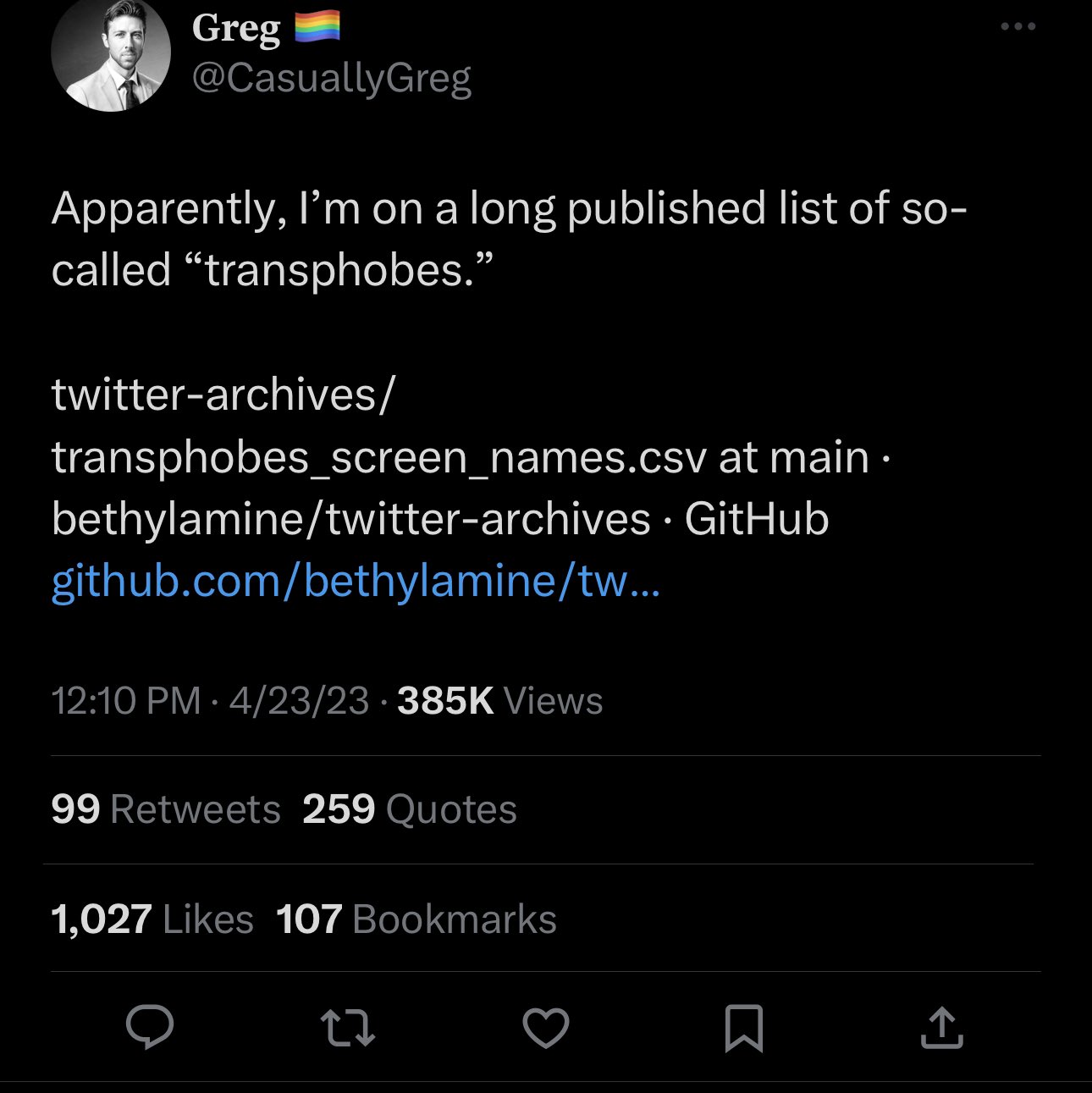 Debug 🇲🇽 on Twitter: "@RespectElves It’s a list of so called transphobes on twitter lol. https ...