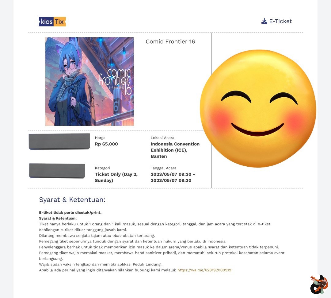 JAPANFESS TERANG on Twitter: "*jpf sudahkah kalian memesan tiket comifuro?"