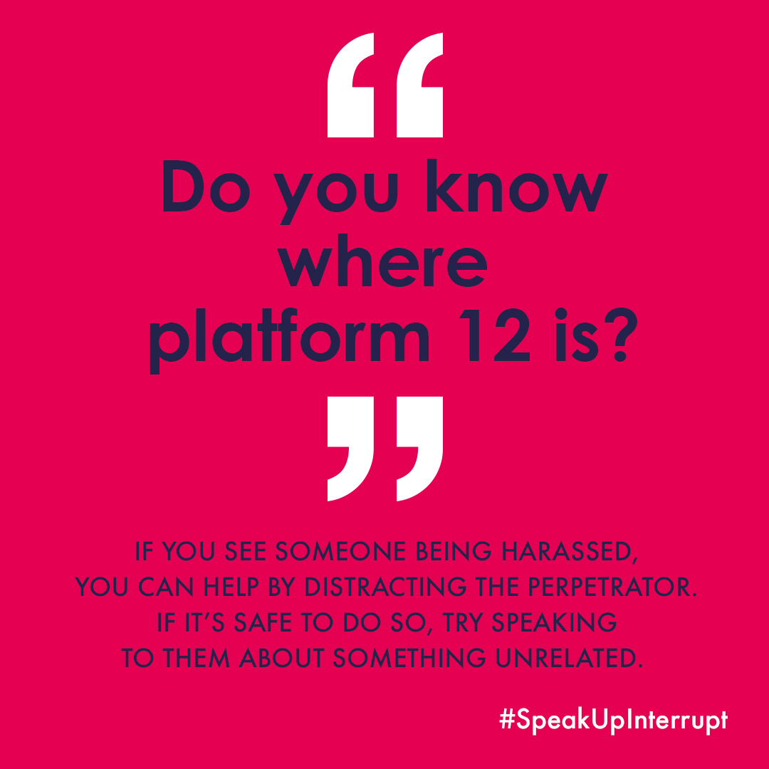 British Transport Police On Twitter Sexual Harassment Is Not